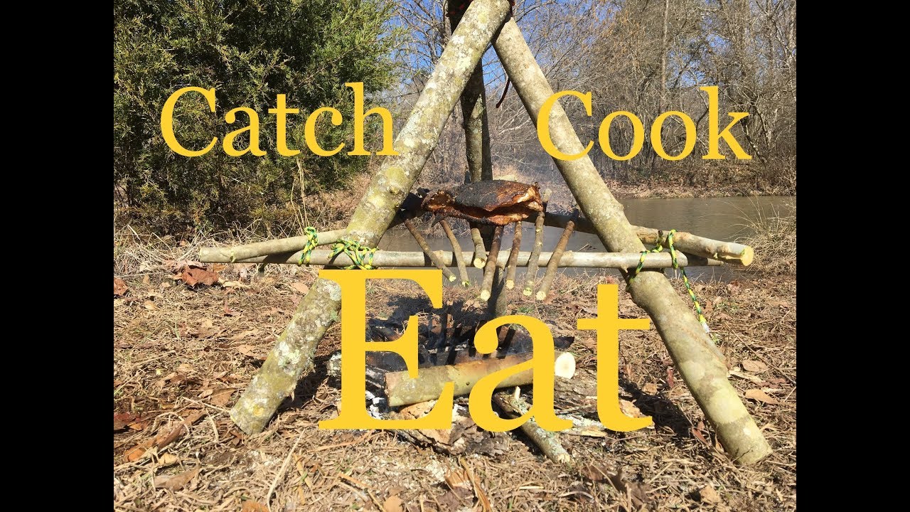CATCH N’ COOK BASS STYLE (Cooking on tripod grill) - YouTube