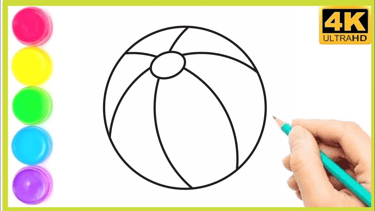 How to draw a ball || Ball drawing || Easy Ball drawing || how to draw ...