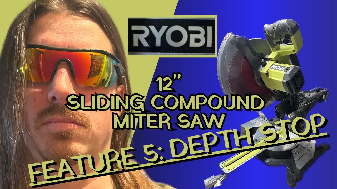 Ryobi 12in CMS FTR Depth Stop - YouTube