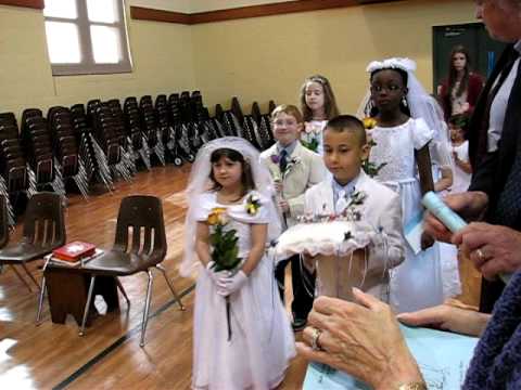 Avery's first communion 2009 A - YouTube