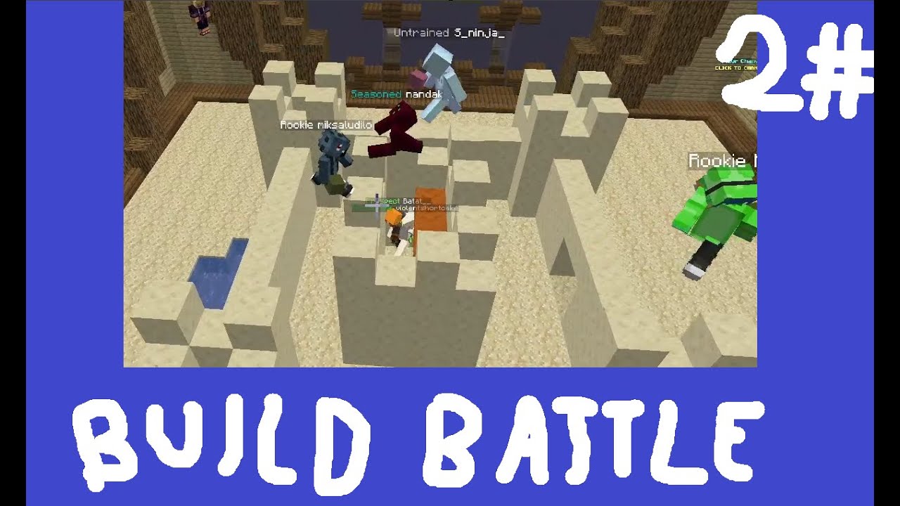 CASTILLO DE ARENA INCREÍBLE ⛱️ | BUILD BATTLE EN MINECRAFT ⛏️ - YouTube