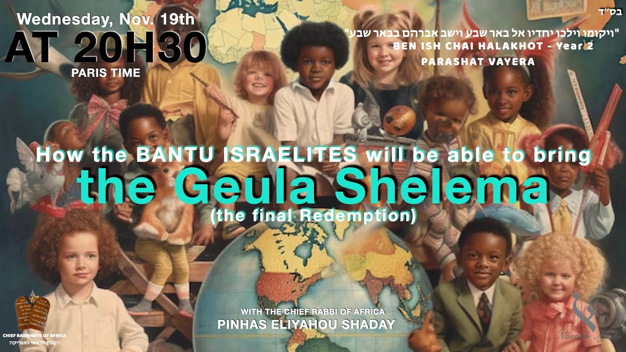 How the BANTU ISRAELITES will be able to bring the Geula Shelema (the ...