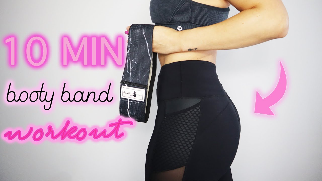10 Minute Booty Band Workout Workout Wednesday Youtube