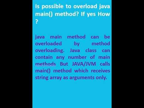 Java Technical Test | Java Main Method? #jpmorganchase #jpmc - YouTube