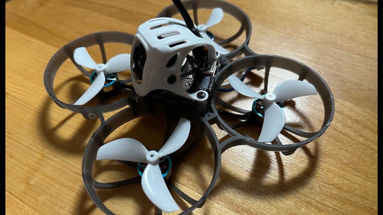 First flight with DJI 04 Meteor 75 ... more practive needed - YouTube