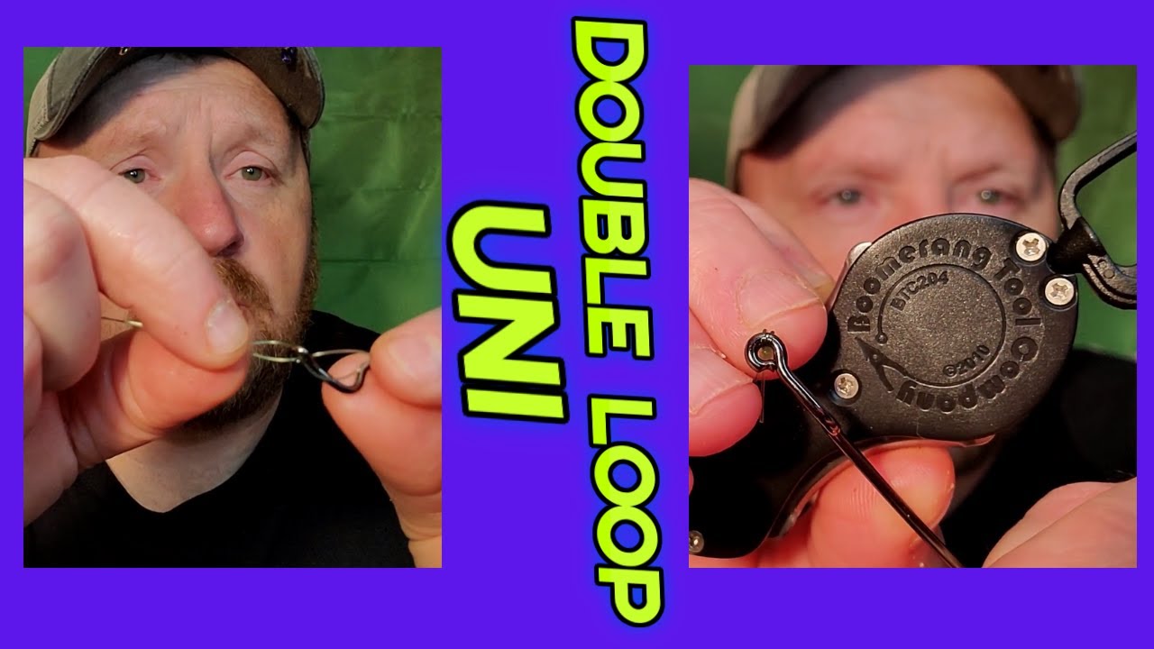 DOUBLE LOOP!!! Uni Knot How to Tie - YouTube