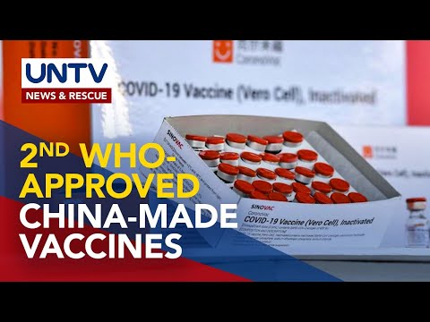 WHO approves emergency use of China-manufactured Sinovac vaccine