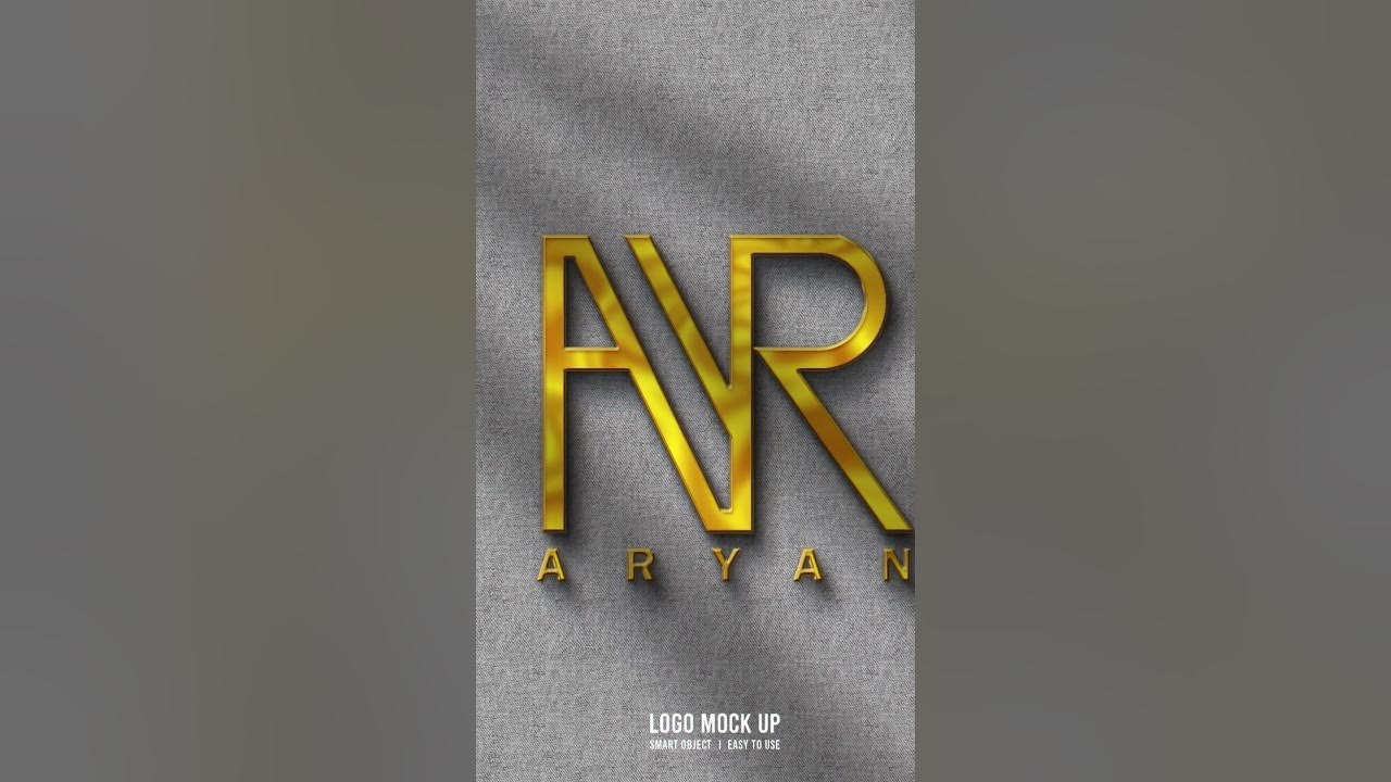 Aryan name logo design 🔥 #ytshorts #shorts #viralvideo #nameart #logos - YouTube