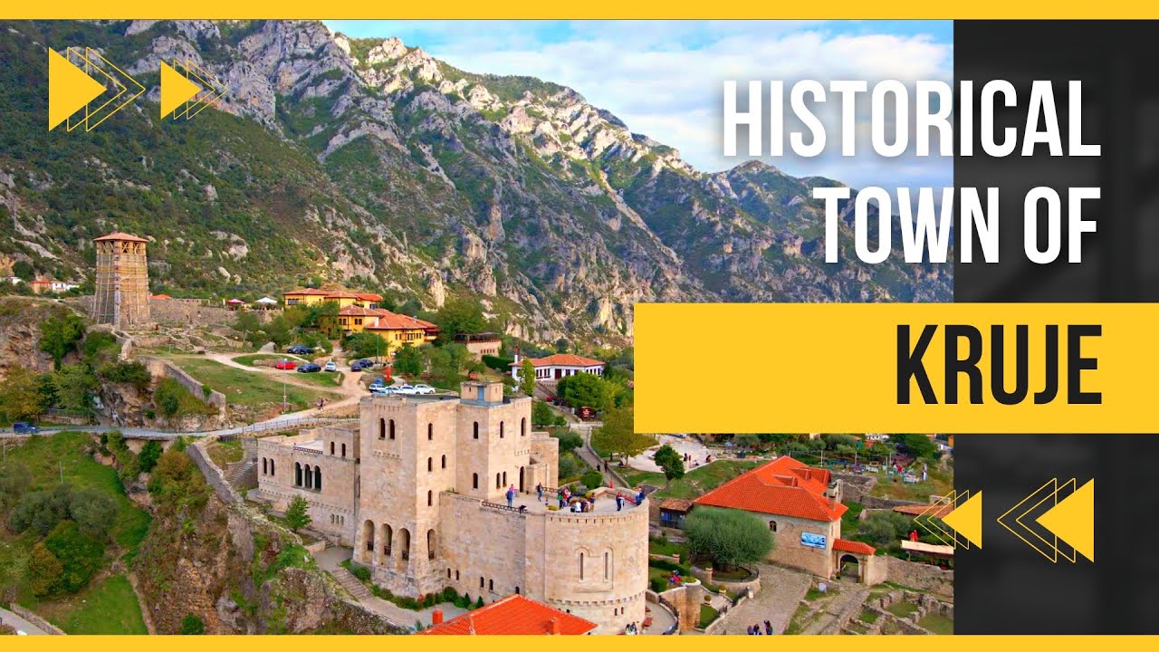 Historical Town of KRUJA 4K, Albania '23 - Land of SKENDERBEG I ...