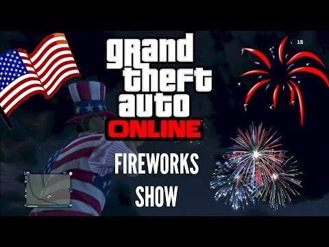 GTA V - Fireworks Show (PS3) - YouTube