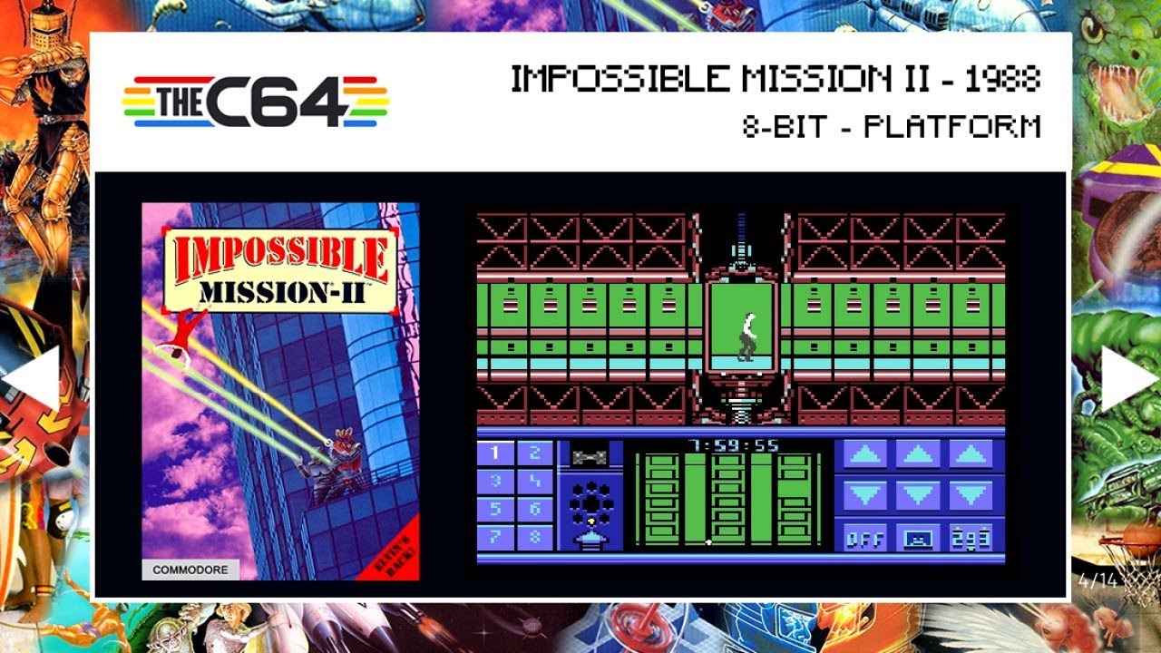 Impossible Mission 2 | The C64 Collection 2 | Game 4 of 14 | Evercade ...