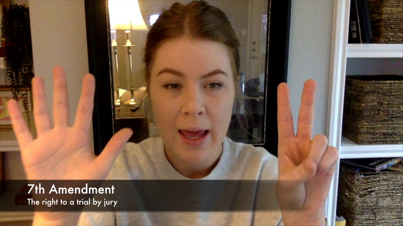 Bill of Rights Hand Signals - YouTube