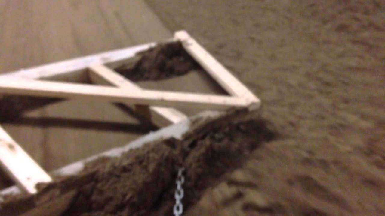 Grading the arena - YouTube