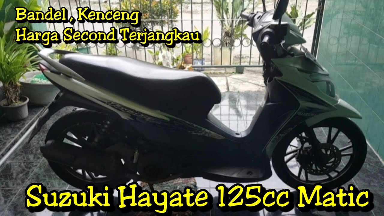 Review Sepeda Motor Matic Suzuki Hayate 125cc Tahun 2011 Warna Putih ...