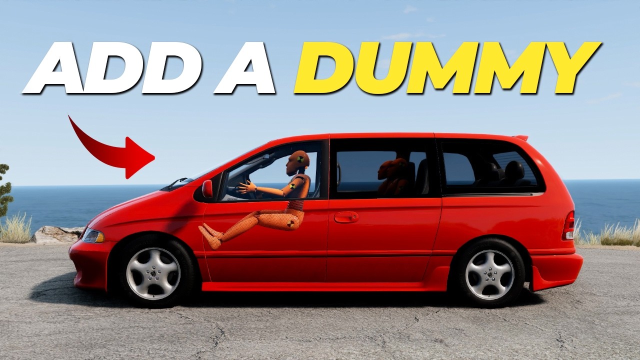 BeamNG Drive – How to Add a Dummy (and More Dummies!) - YouTube