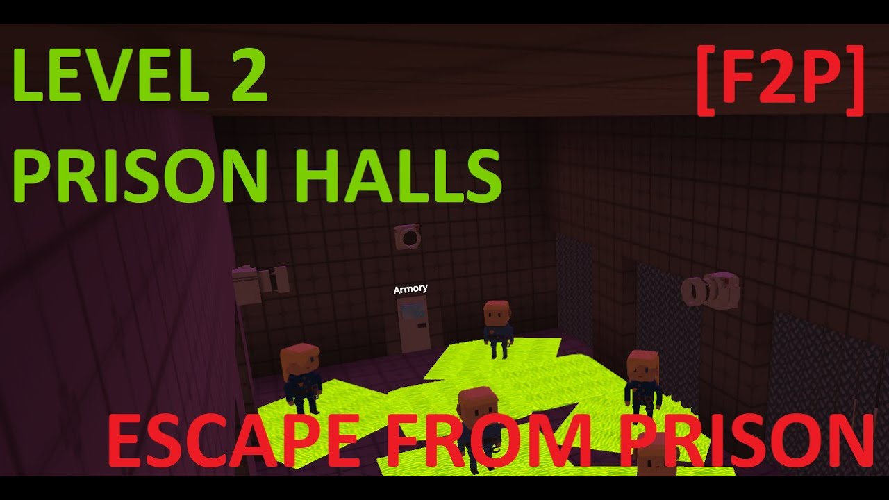 ESCAPE FROM PRISON! - LEVEL 2 PRISON HALLS TRAILER ! [F2P TEAM] - YouTube