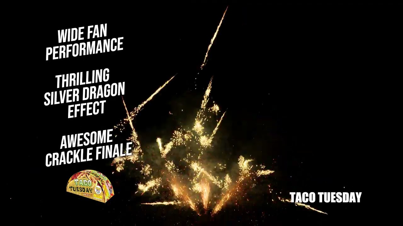 Taco Tuesday 500g Fountain Firework - YouTube