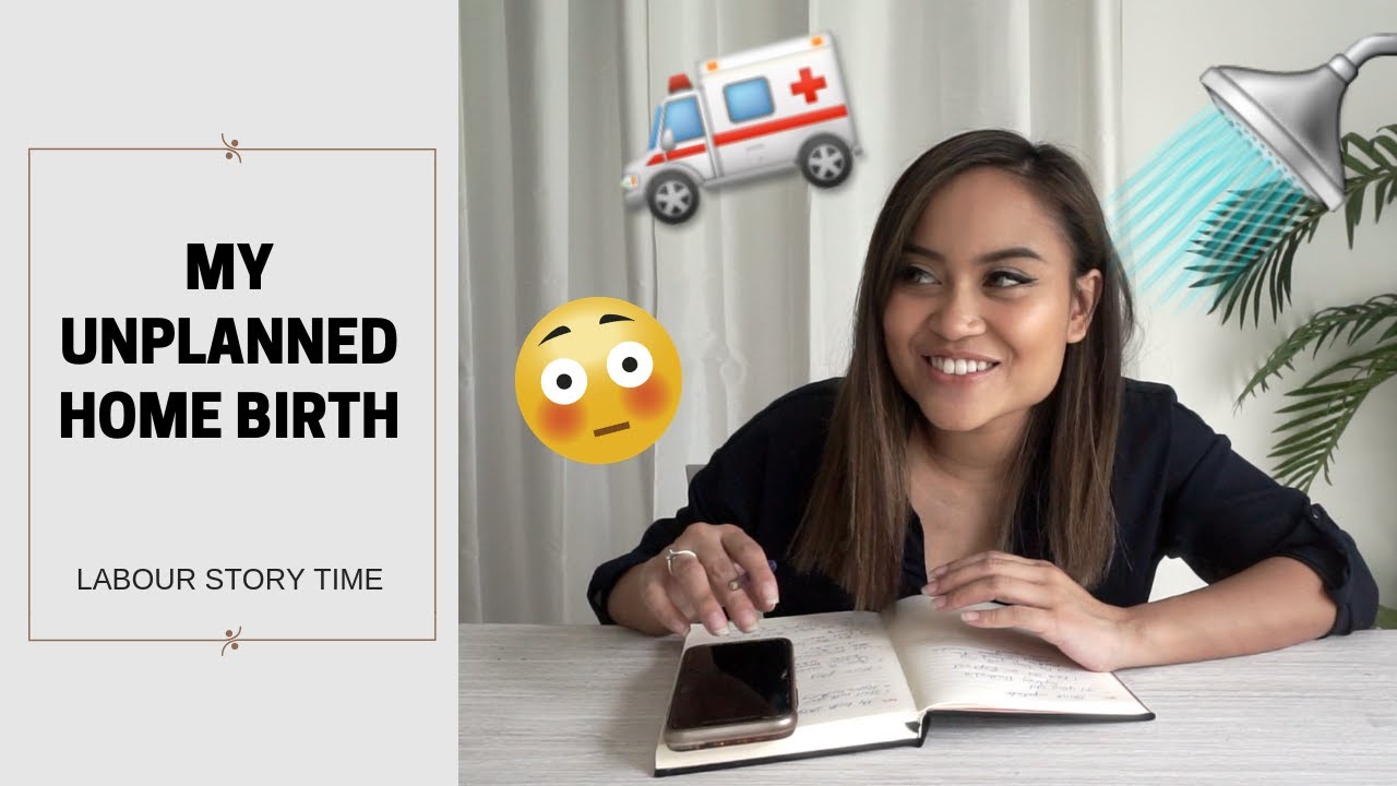 labour story ♡ i gave birth in the shower! - YouTube