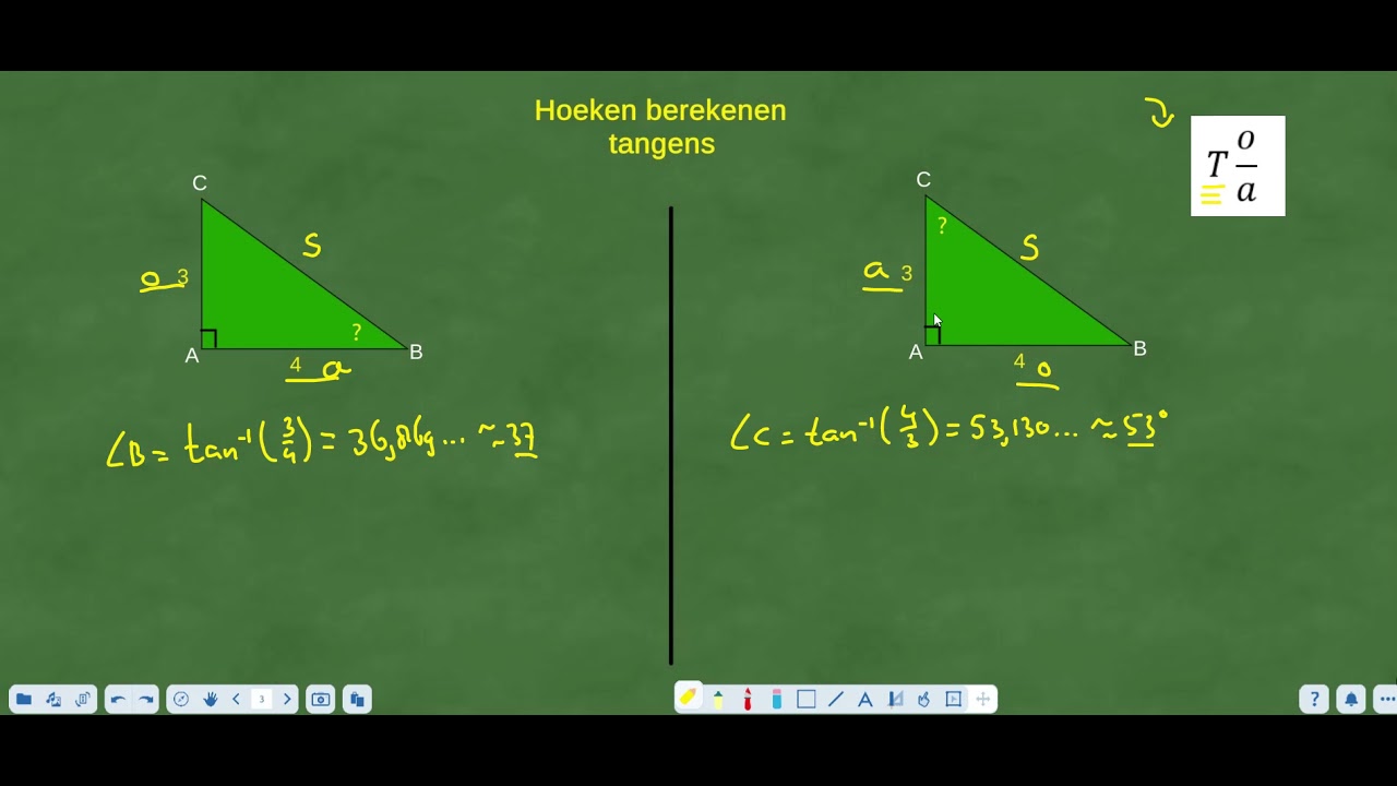 Sos, Cas, Toa hoeken berekenen - YouTube
