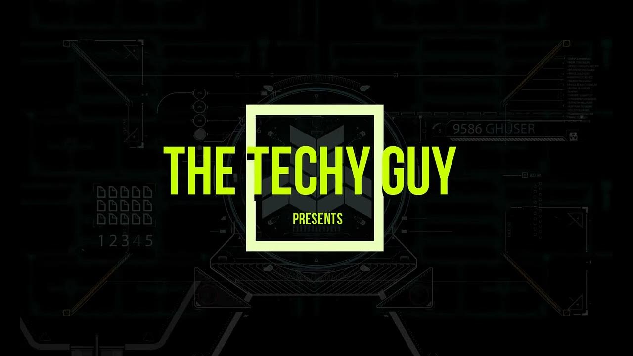 The Techy Guy Introduction - YouTube