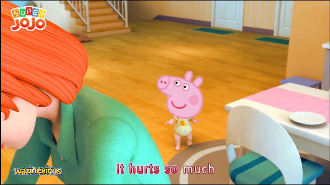 Super Jojo Boo Boo Song Parody feat. PEPPA PIG Fam - YouTube