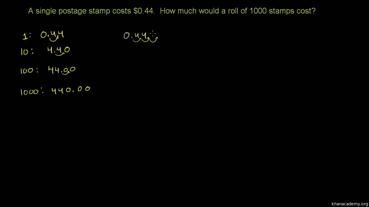 Multiplikation med en 10'er potens - YouTube