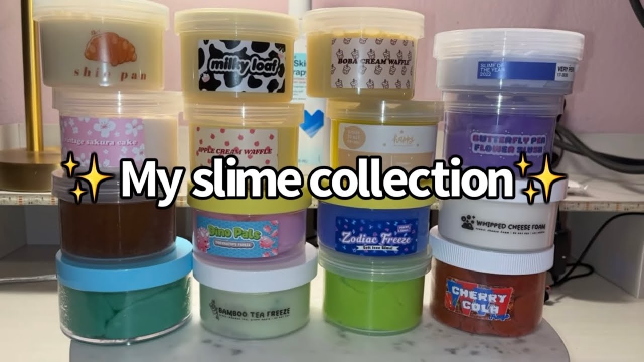 My slime collection! - YouTube