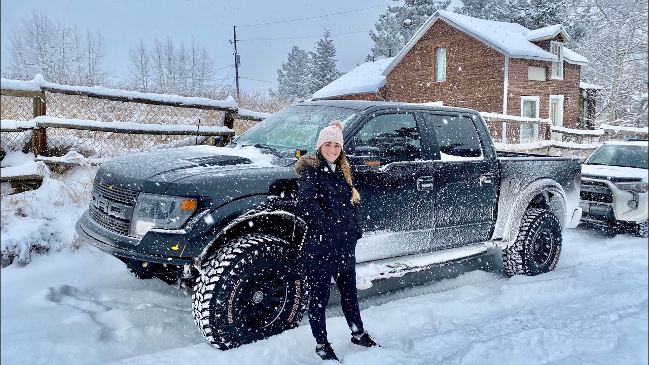 Detailing a Truck after Snow/Ice - 2014 SVT Ford Raptor SE - YouTube