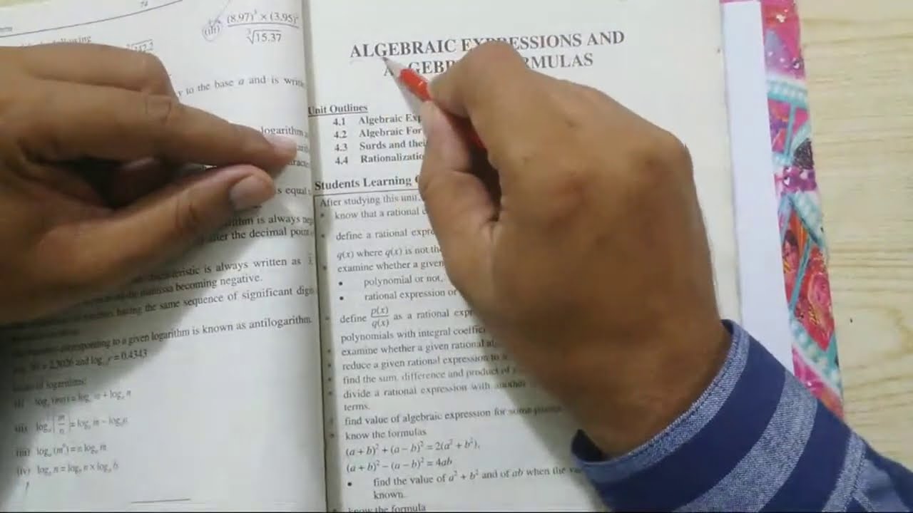 Maths 9th Chapter#4 Learning Out comes - YouTube