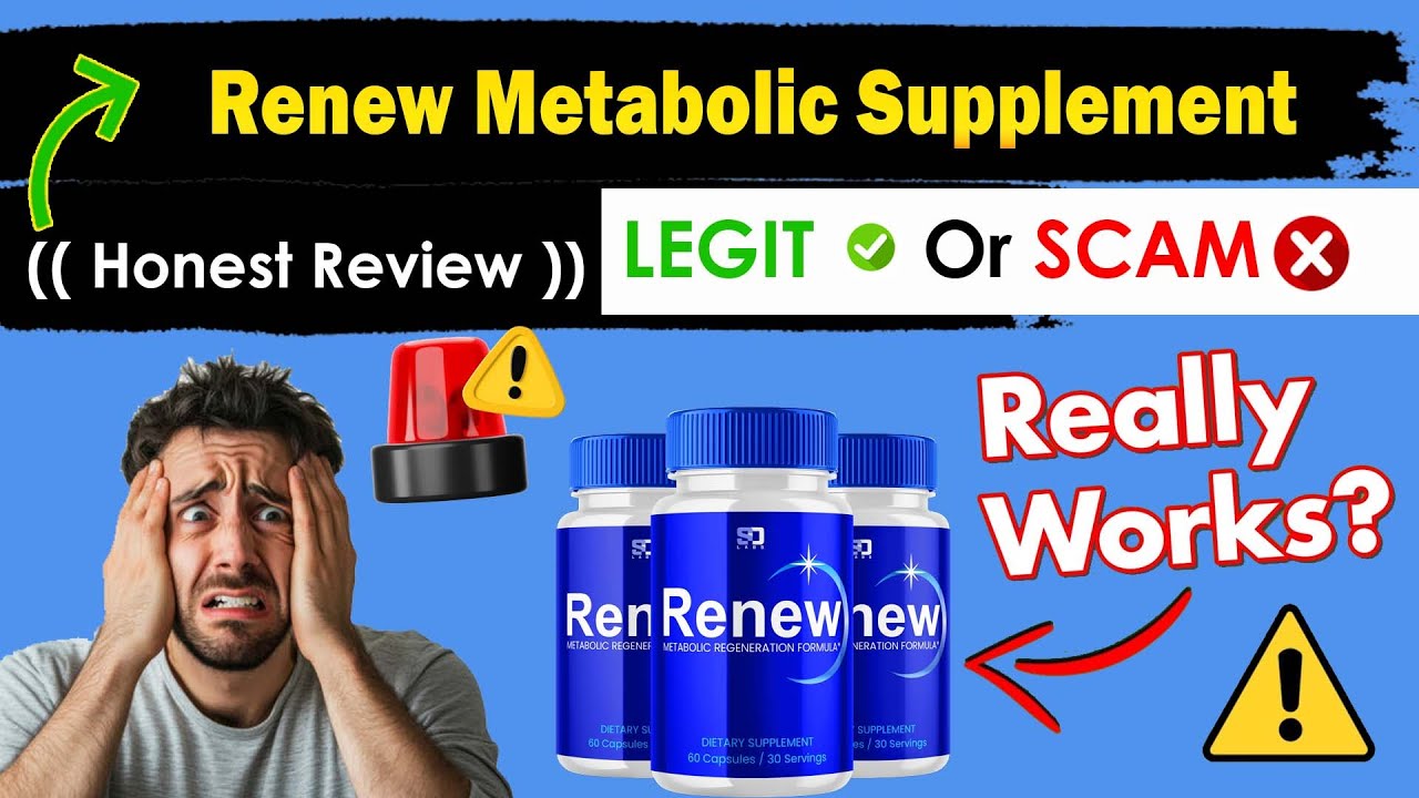 Renew Metabolic Regeneration Formula Capsules Review - Worth it Or A Scam? - YouTube