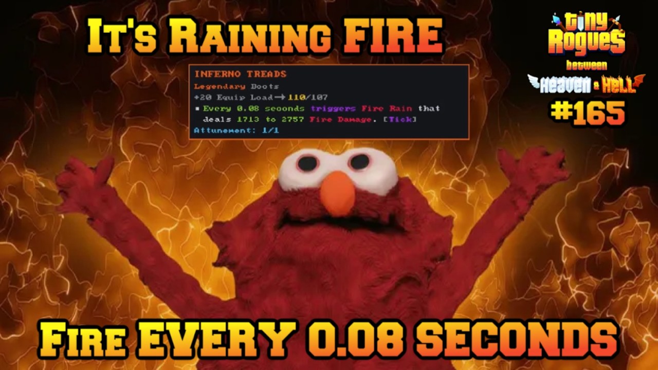 It's Raining Fire in Tiny Rogues - YouTube