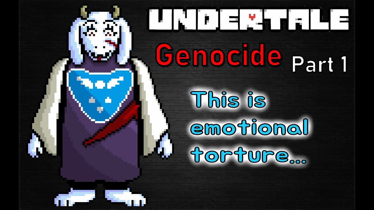 Undertale: Genocide Part 1 - Becoming a monster - YouTube