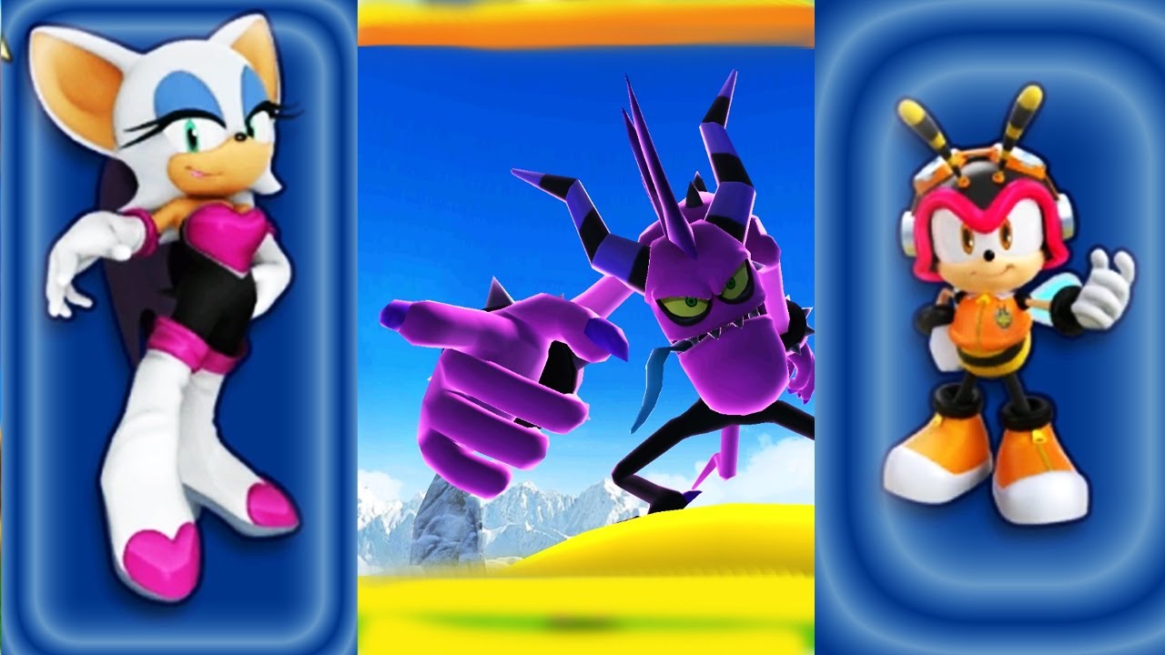 Sonic Dash: Rouge vs Charmy Full Screen New Character Unlocked Gameplay ...