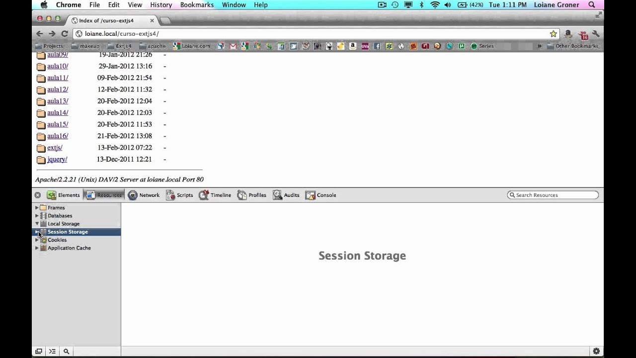 Curso Gratuito ExtJS 4 - Aula 16 - Data Package: LocalStorage Proxy - YouTube