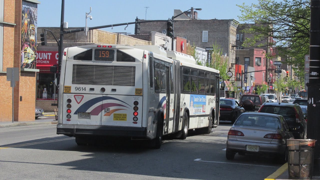 NJT Neoplan AN459 #9614 on the 156 to Englewood Cliffs (Inside) in HD ...
