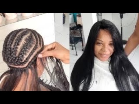 ENTRELACE COM CABELO LISO 🙀 - YouTube