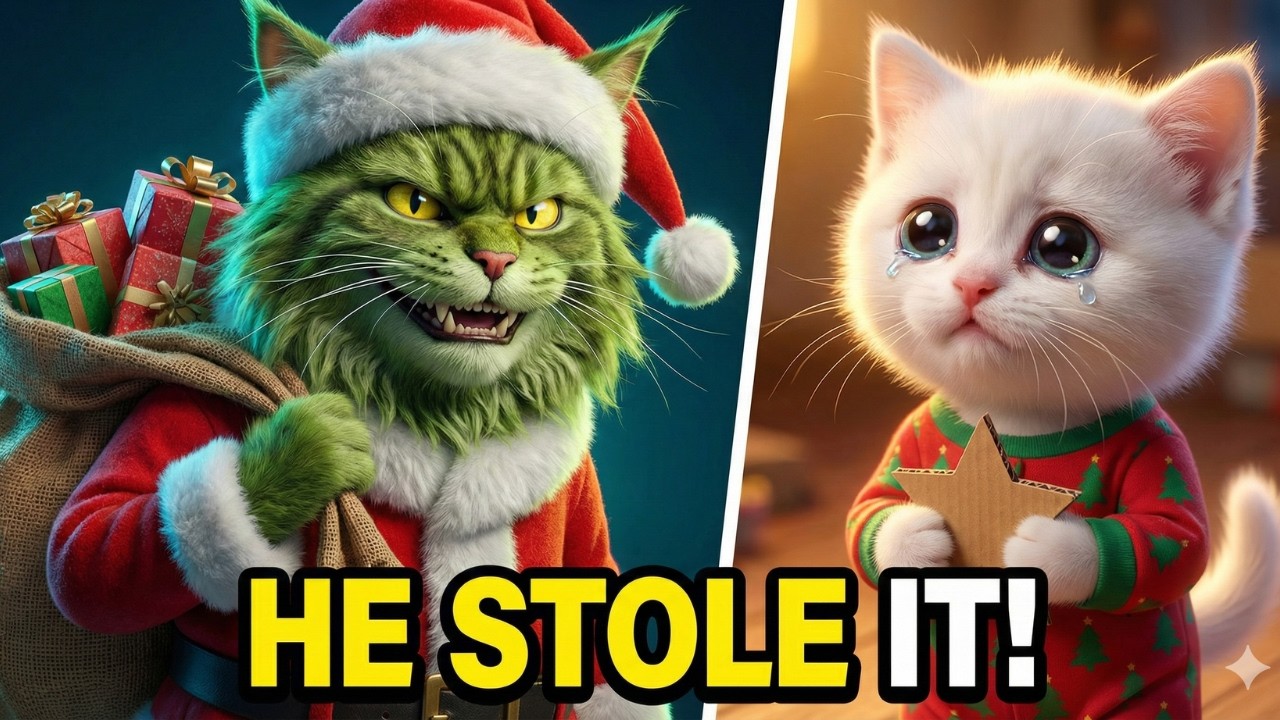 How The GRINCH CAT Stole Christmas! 🎄 (3D Animation) - YouTube