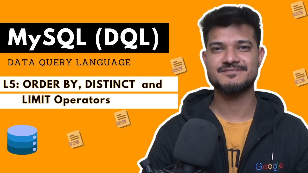 L05 Order By Distinct And Limit Operators Mysql Dql Codencode Youtube
