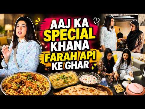 Aaj Ka Special Khana Farah Api Ke Ghar | Aroosa Khan Vlogs