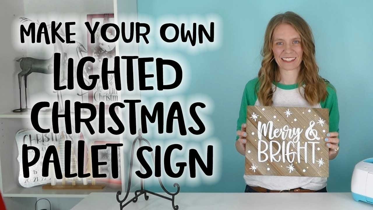 Diy Christmas Pallet Signs