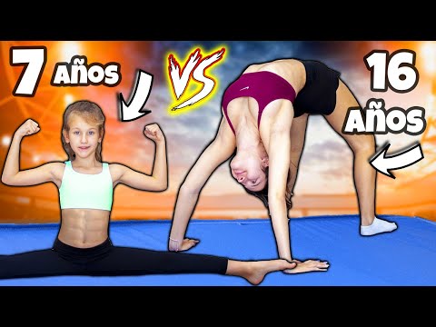 NIÑA vs ADOLESCENTE - Mega Reto de Gimnasia 2 (Nuestras Hijas Se Retan) | Yippee Family