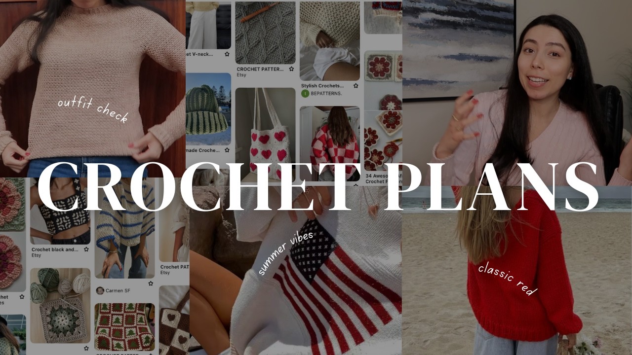 everything I want to crochet as a beginner | crochet plans for 2025 ...