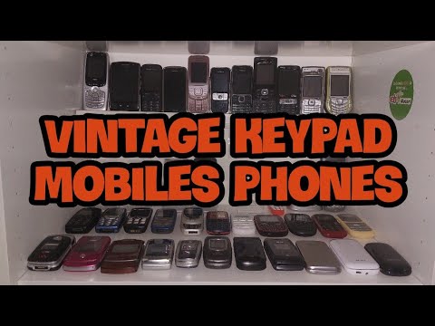 My Vintage Keypad mobile phones collection from Italy - YouTube
