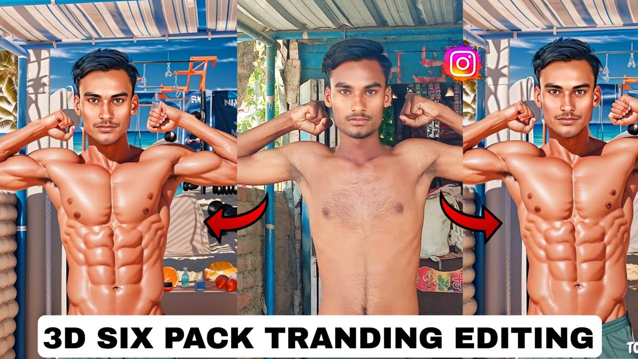 Six pack editing 🔥 | Six pack photo editing | Six pack photo editing ...