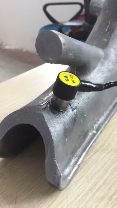 ultrasonic flaw detector for Strain Clamp (passed) - YouTube