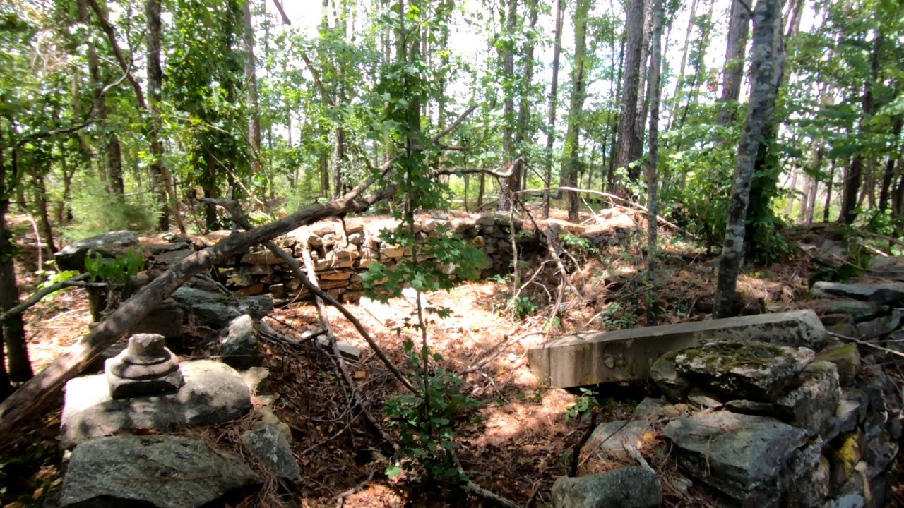 Lost 180 Year Old Grave Found In The Woods Masonic Grave Youtube