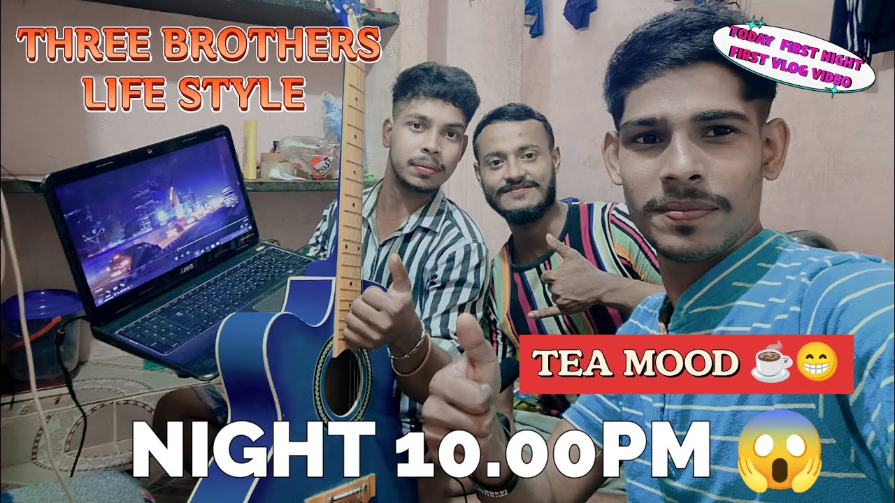 Three brothers first vlog video 📸 1st day Chennai karapakkam #firstvlog #vlog #viral #trending ...