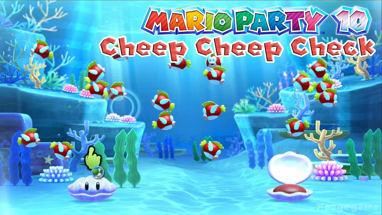 Mario Party 10 - Cheep Cheep Check Minigame Gameplay [ HD ] - YouTube