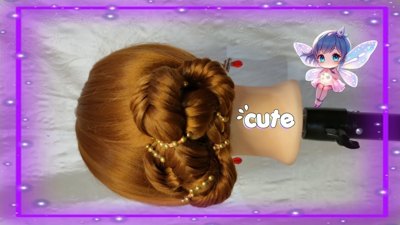 Bun with khajuri braid @VNSUN8 #shortsfeed #hair #latest #braids # ...