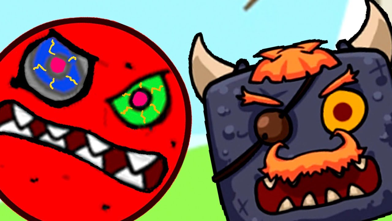 RED BALL ALL BOSS FIGHT best custom mod - animation game WALKTHROUGH ...